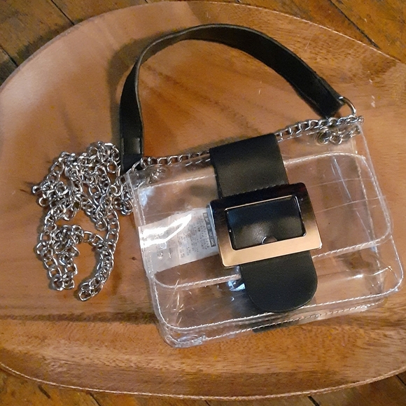 Bags | Clear Mini Crossbody Handbag | Poshmark